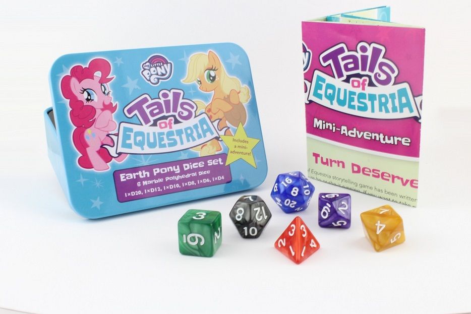 My Little Pony RPG Tails of Equestria - Earth Pony Dice Set - Total ...